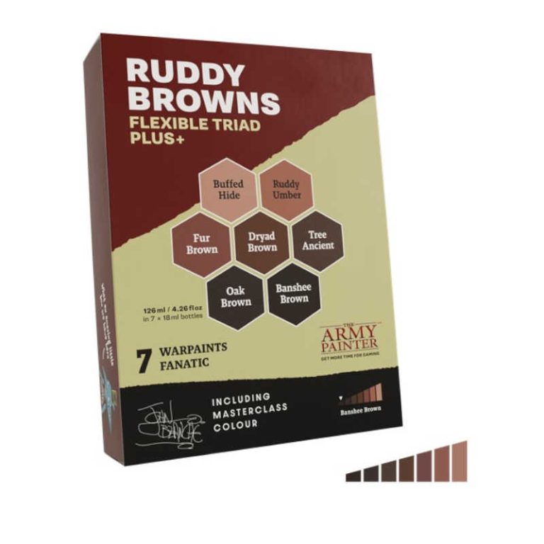 Flexible Triad + Ruddy Browns The Army Painter – Javis Manufacturing Ltd